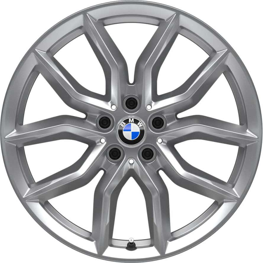 BMW 原廠 V 型輪輻 734 19吋 Reflexsilber 輕合金 輪框 輪圈 For X5 G05 X6 G06 | Grandy ...