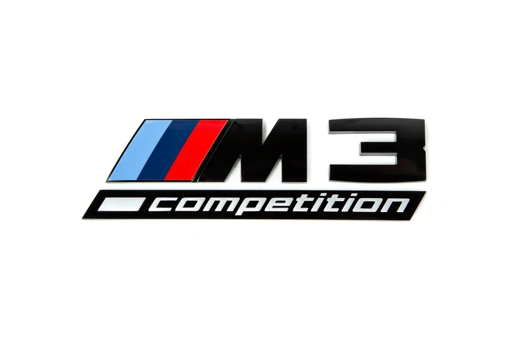 BMW M Performance 原廠 M3 Competition 高亮黑 車標 / 車尾標 / 字標 For M3 G80 G81 ...