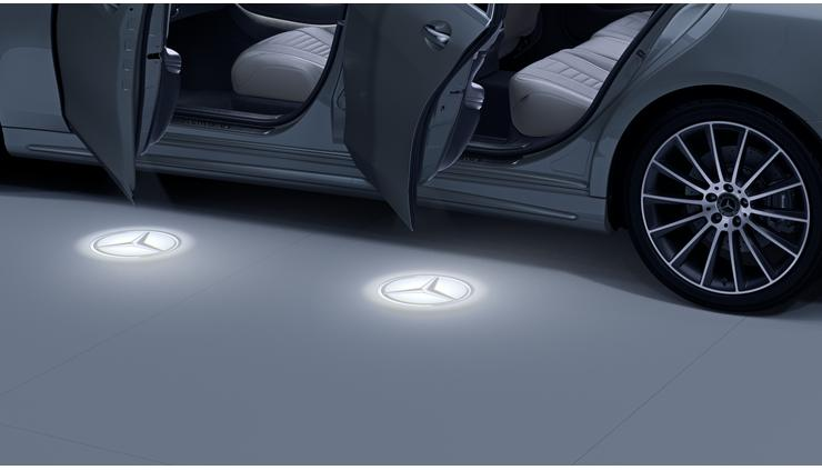 Mercedes Benz 原廠 Mercedes star LED 車門投影燈 迎賓燈 照地燈 投射燈 For S-Class ( W22 ...